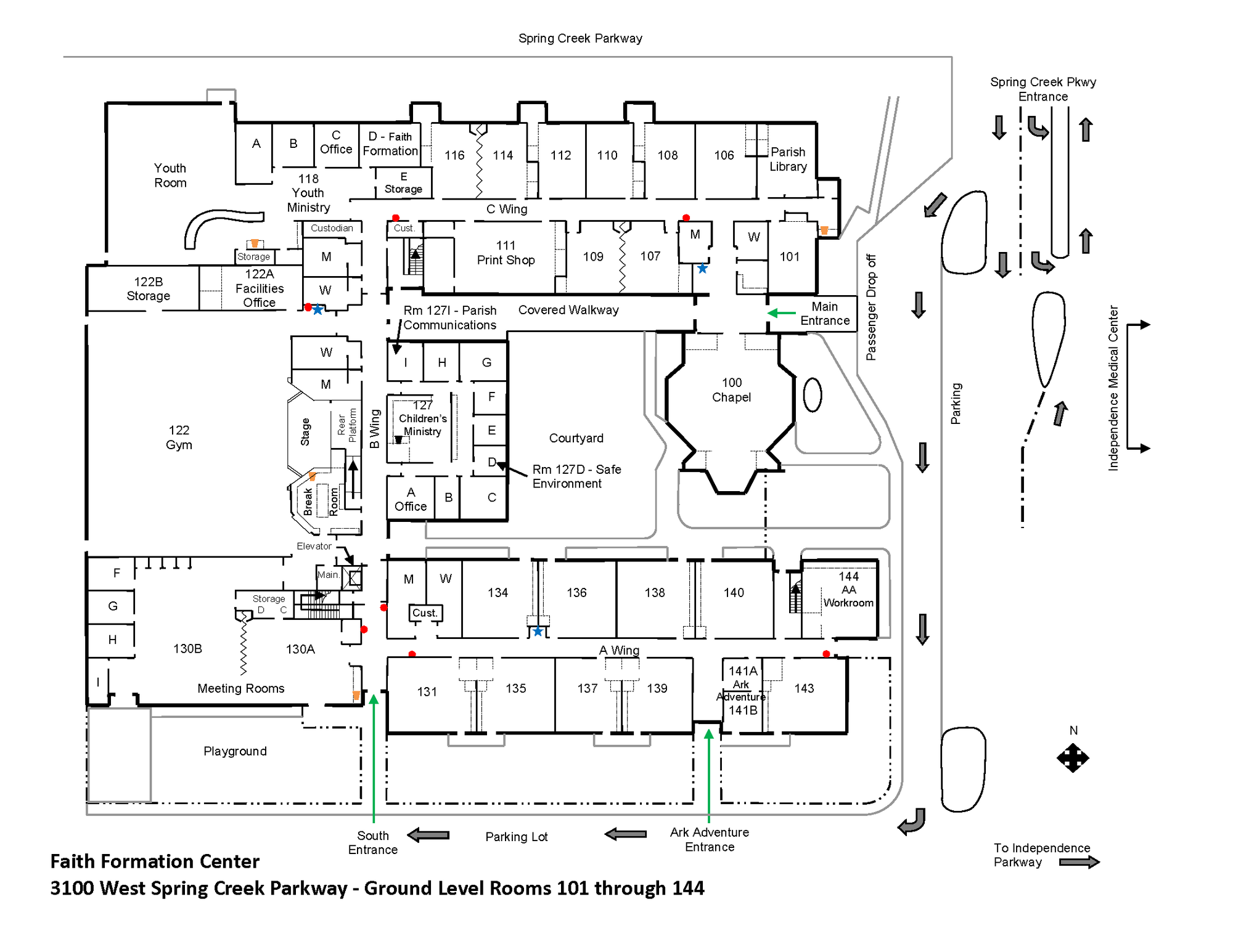St. Elizabeth Ann Seton Catholic Church/Building and Room Locations ...