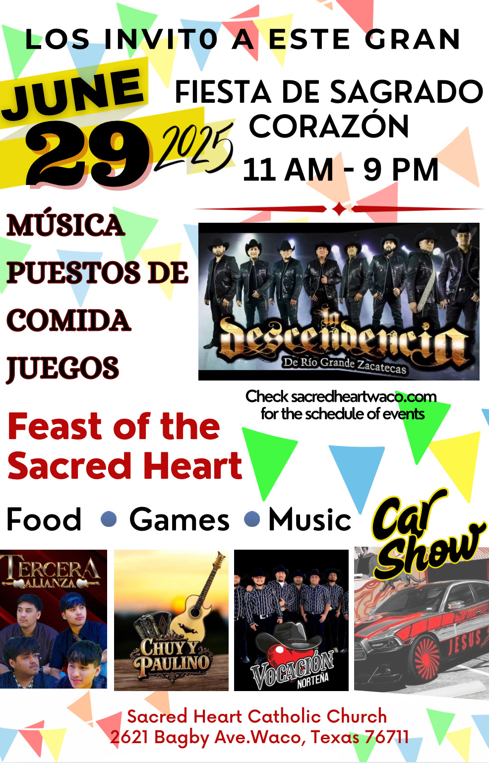 Sacred Heart Feast Day - June 29, 2025 - Sacred Heart Catholic Church ...