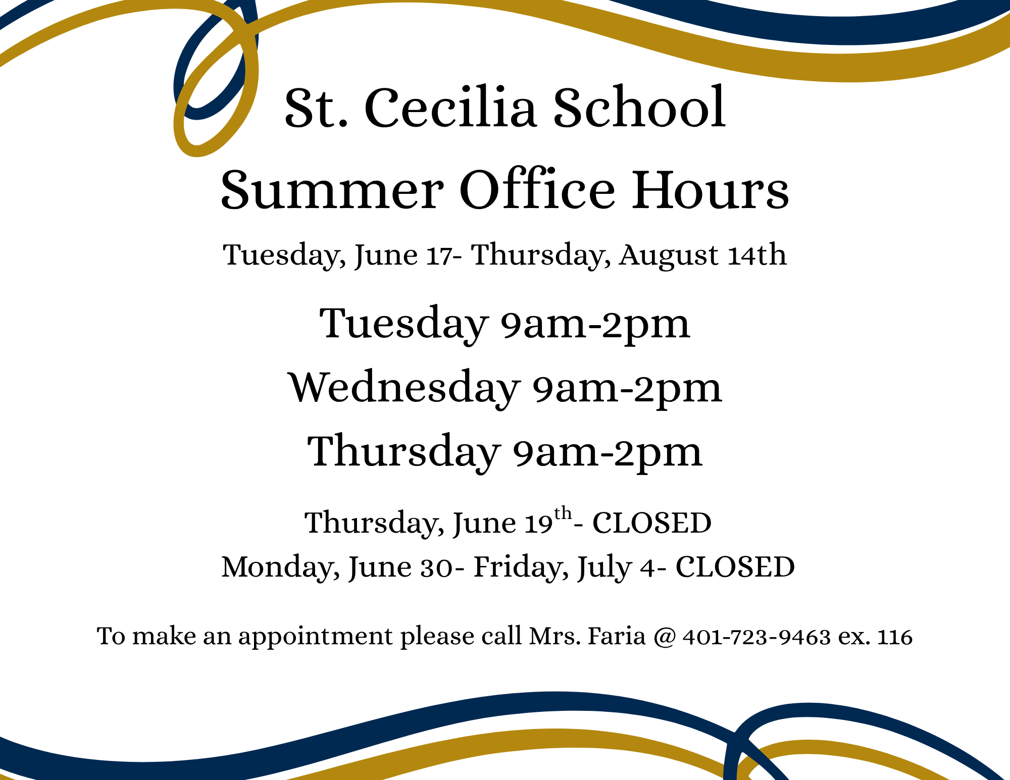 St. Cecilia's School - Pawtucket, RI