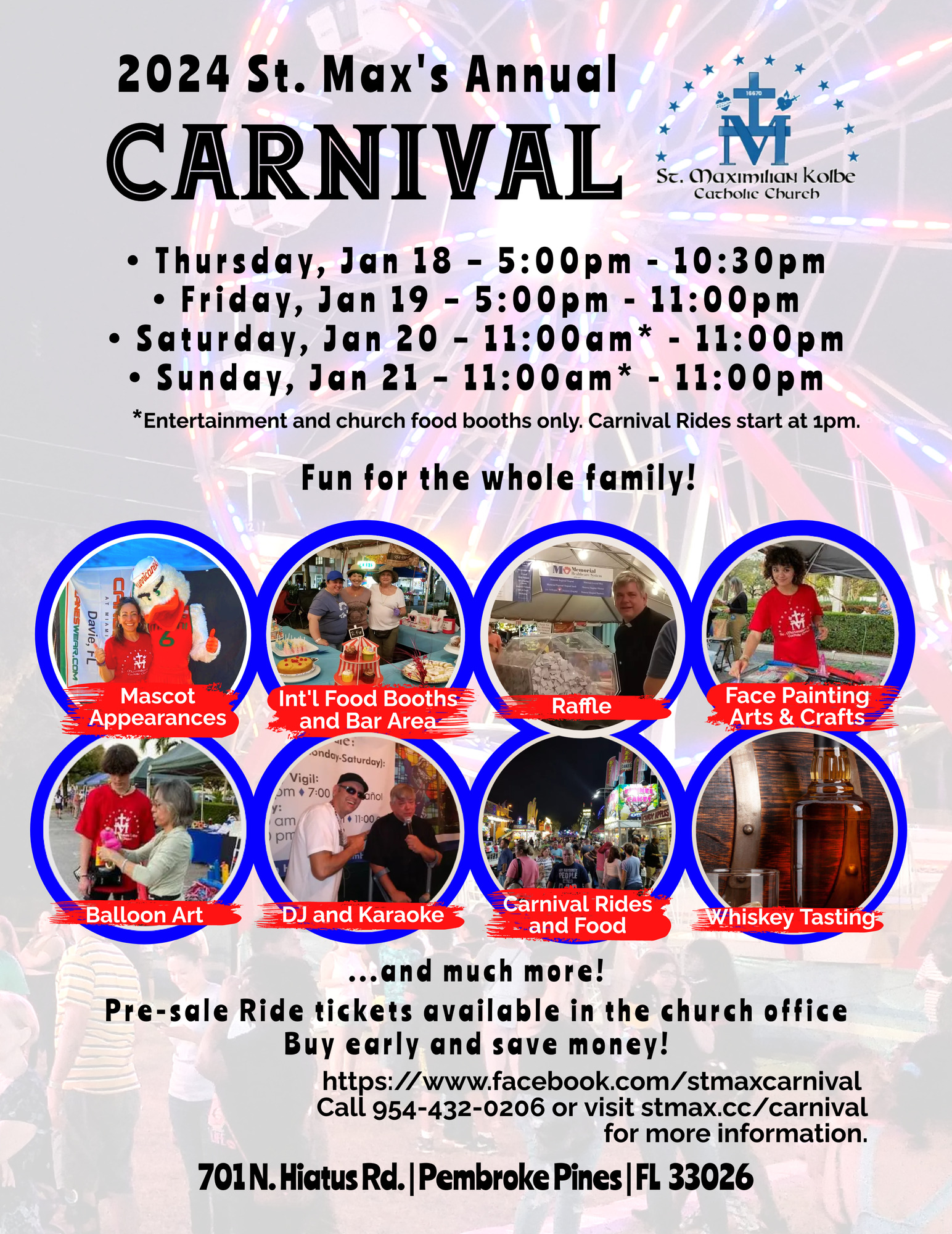 St. Maximilian Kolbe Catholic Parish - OUR CARNIVAL IS HERE!Thursday ...