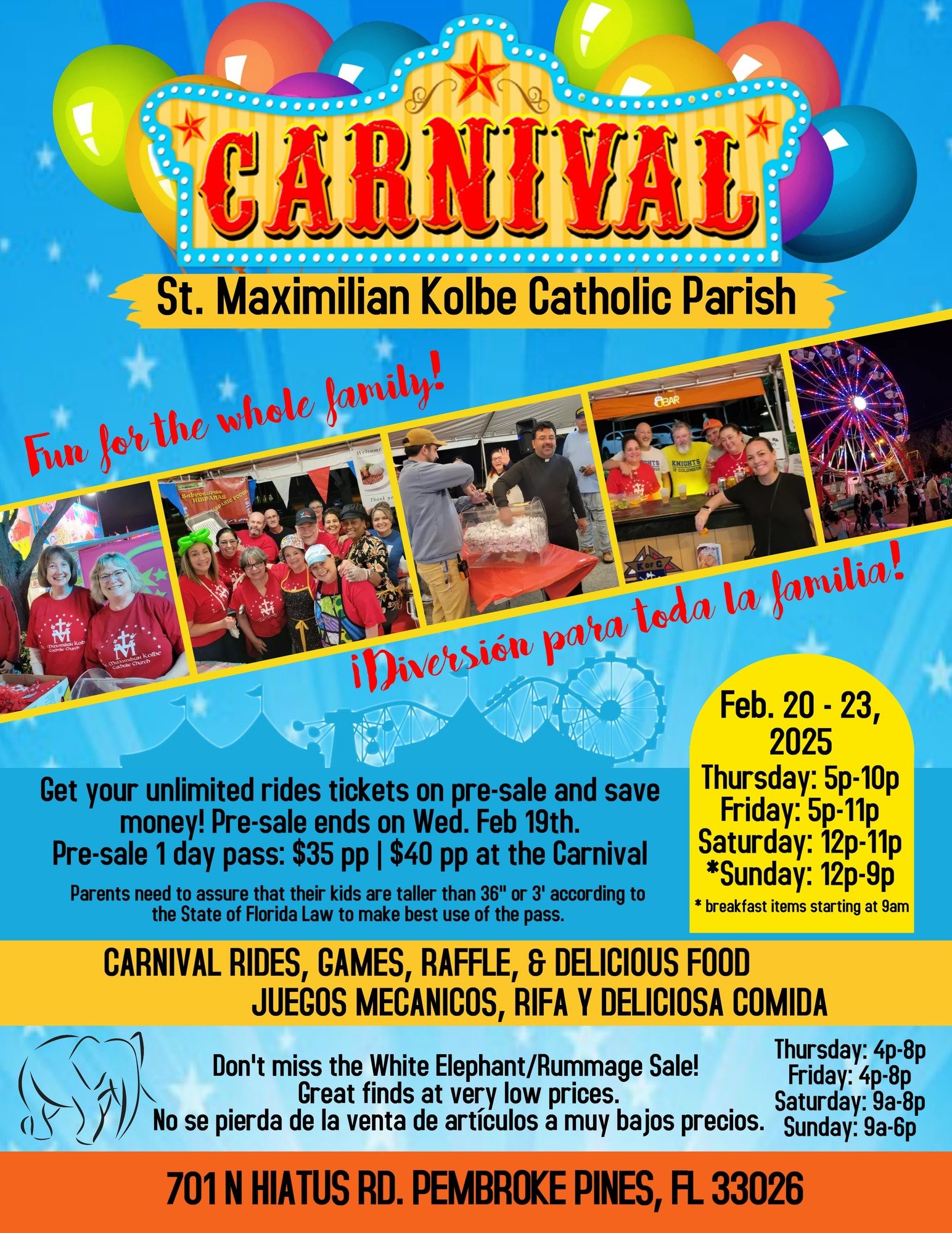 St. Maximilian Kolbe Catholic Parish - OUR CARNIVAL IS ALMOST HERE ...
