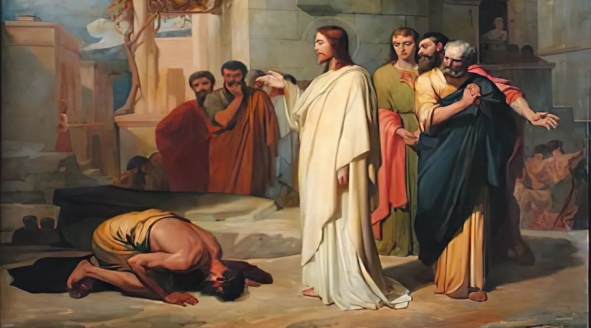 Jesus Heals the Ten Lepers - St. Francis of Assisi, Wanaque (Haskell ...