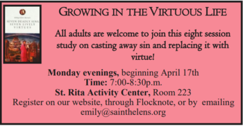 Growing in the Virtuous Life | St. Helen Catholic Church | Georgetown, TX