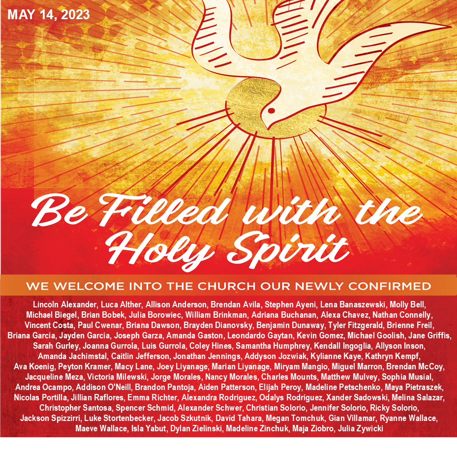 Congratulations to our Confirmandi! - Holy Archangels Parish - Hoffman ... Congratulations to our Confirmandi! - Holy Archangels Parish - Hoffman ...