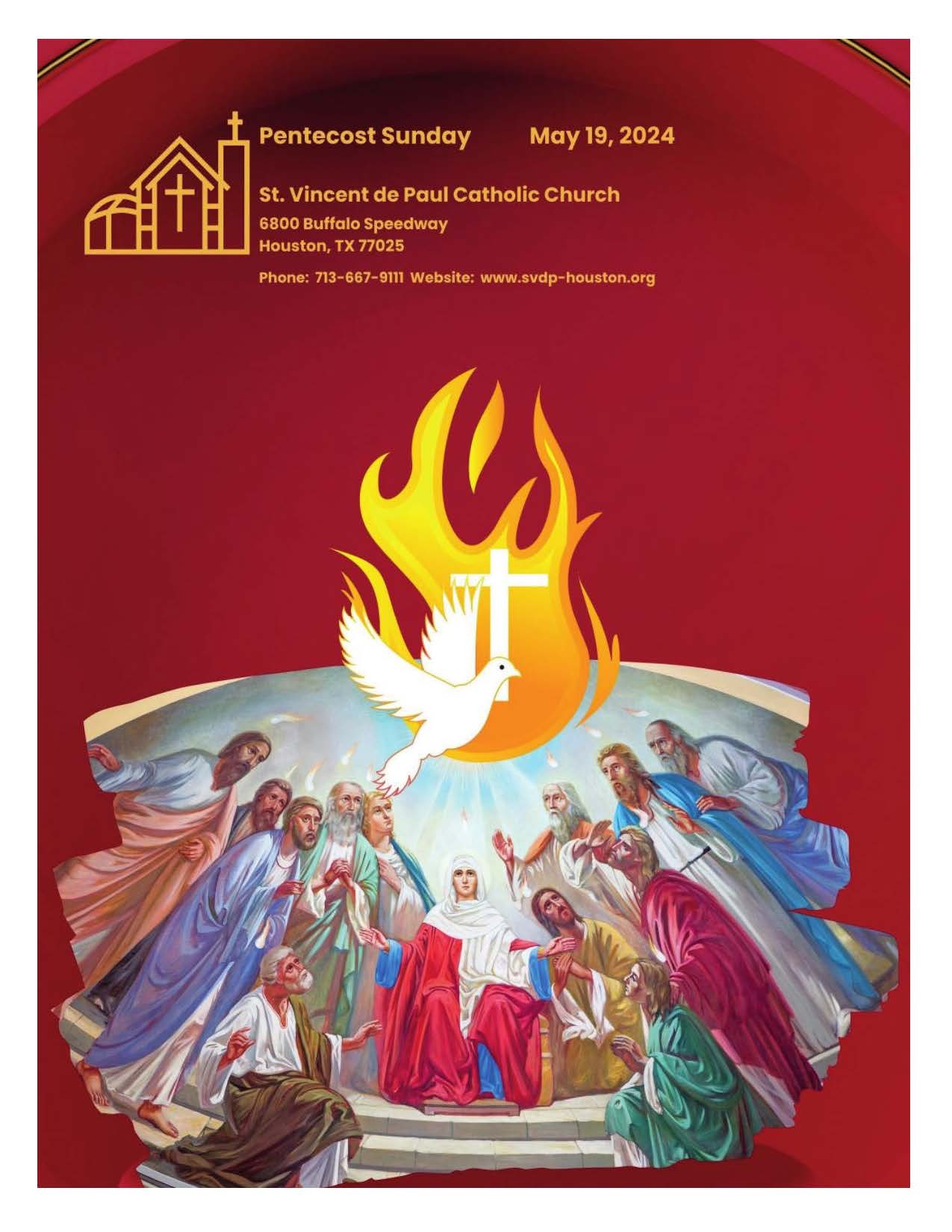 Bulletin | St. Vincent de Paul | Houston, TX