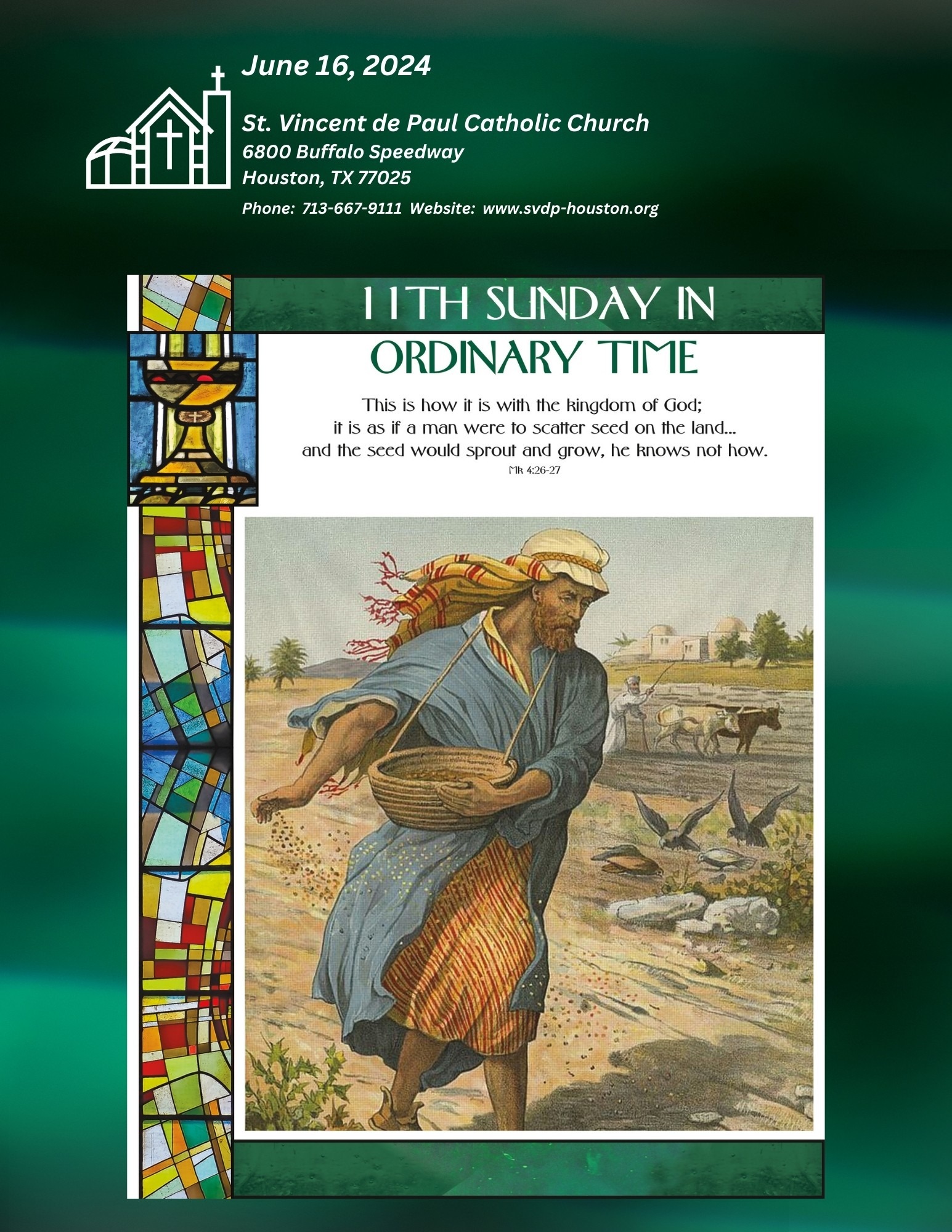 Bulletin | St. Vincent de Paul | Houston, TX