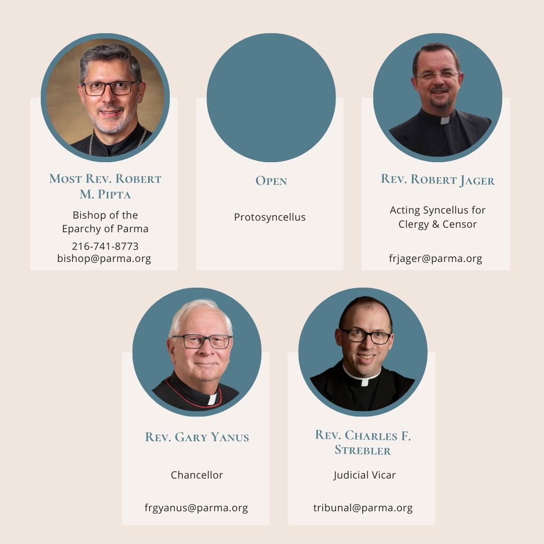 Chancery Staff | Byzantine Catholic Eparchy of Parma | Parma, OH