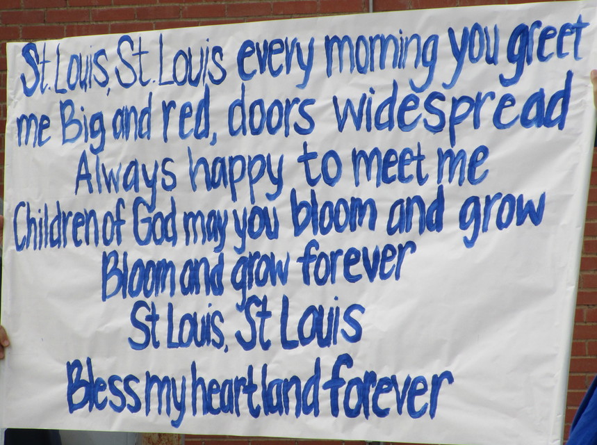 5th Grade Flag Raising - St. Louis Catholic School - Castroville, TX