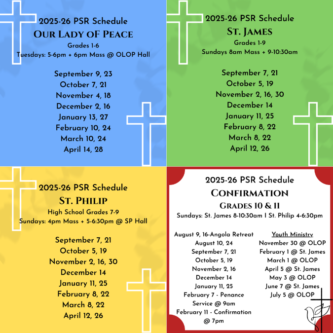 Faith Formation - Cane Catholics - Vacherie, LA
