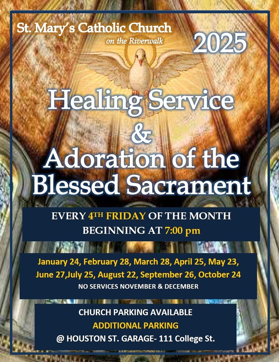 Prayer Group & Healing Ministry - St. Mary's Catholic Church - downtown ...