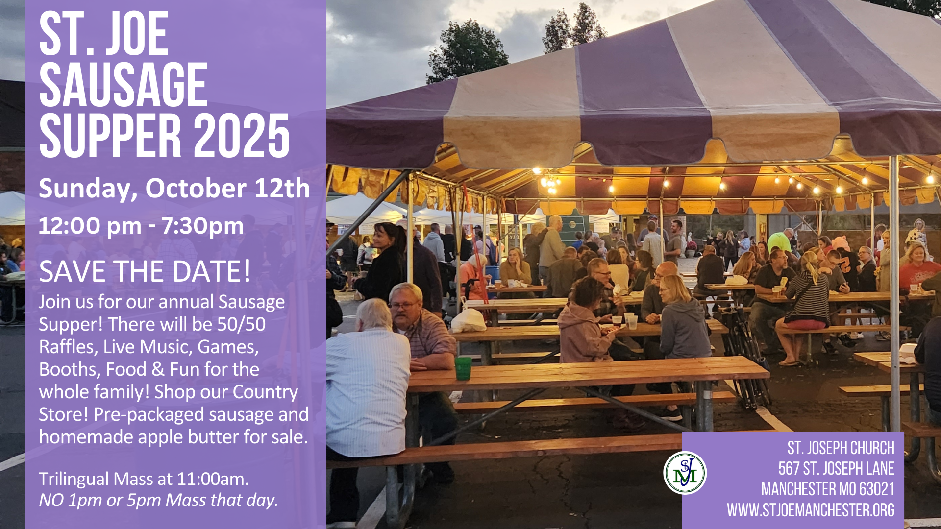 Upcoming Community Events - St. Joseph Parish - Manchester, MO