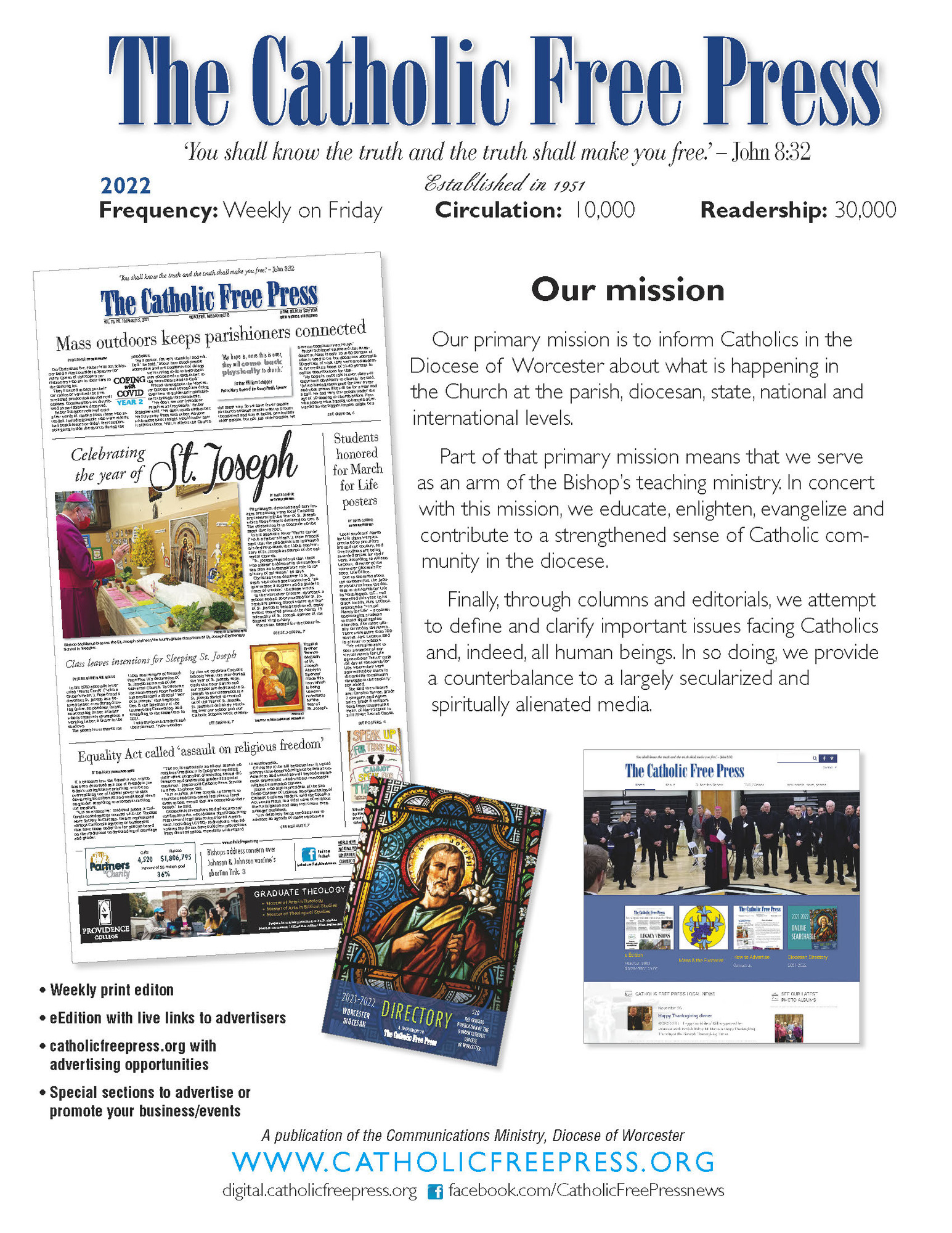 The Catholic Free Press, Roman Catholic Diocese of Worcester ...