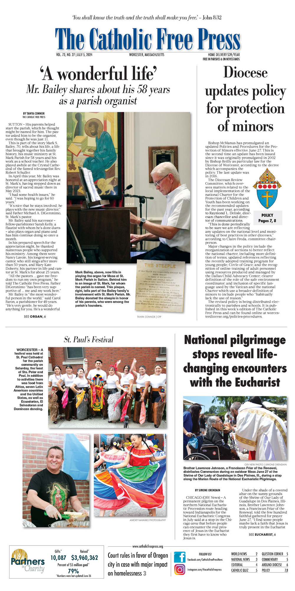 The Catholic Free Press, Roman Catholic Diocese of Worcester ...