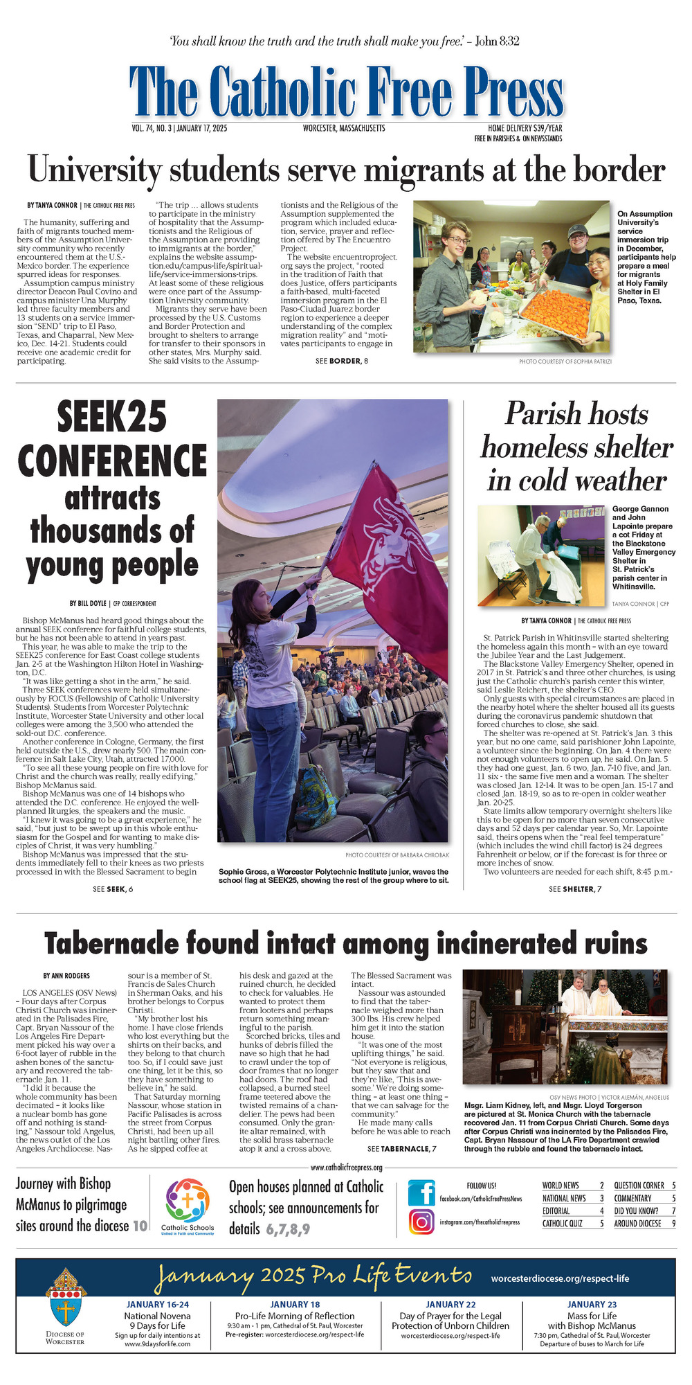 The Catholic Free Press, Roman Catholic Diocese of Worcester ...