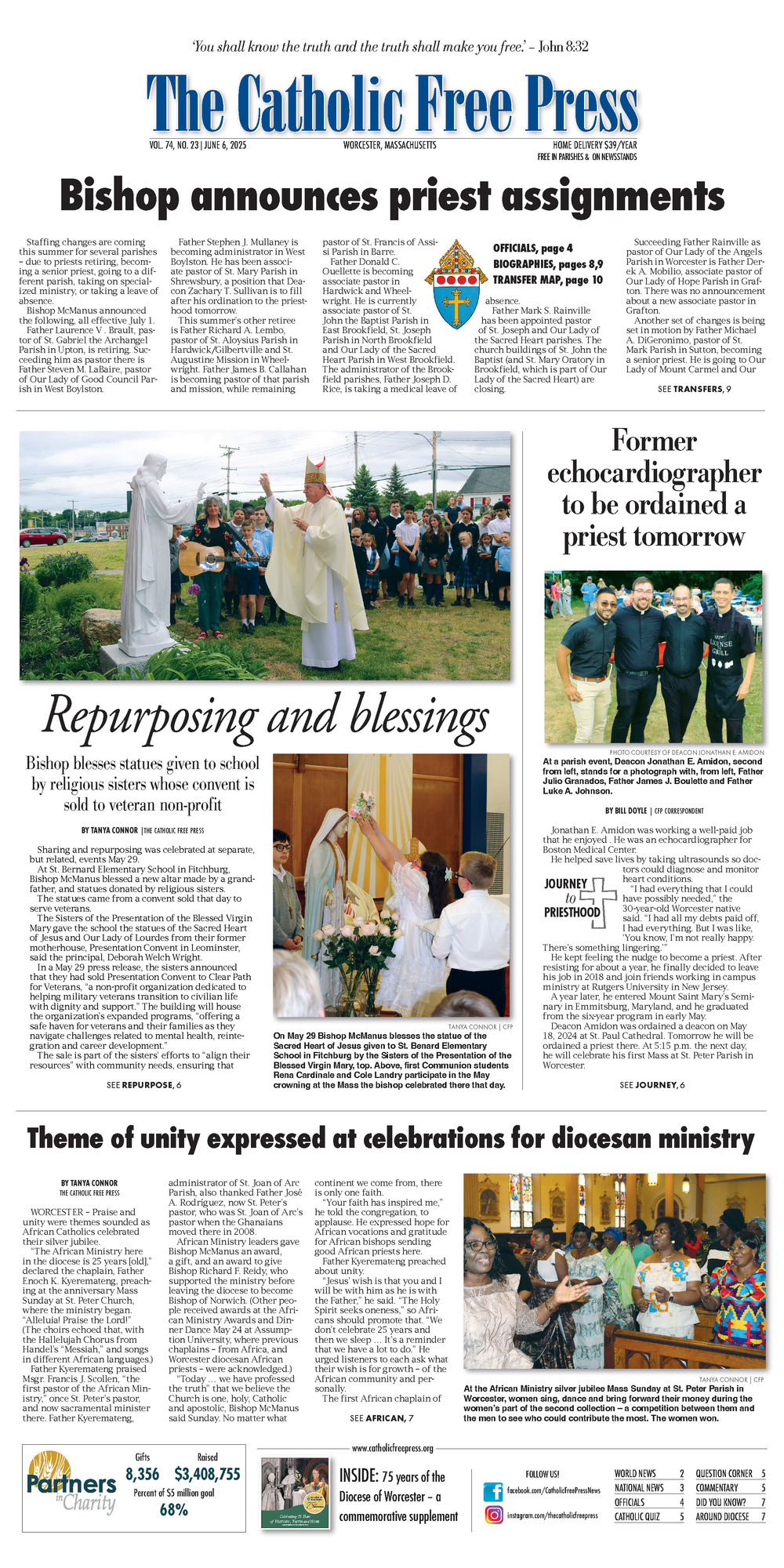 The Catholic Free Press, Roman Catholic Diocese of Worcester ...