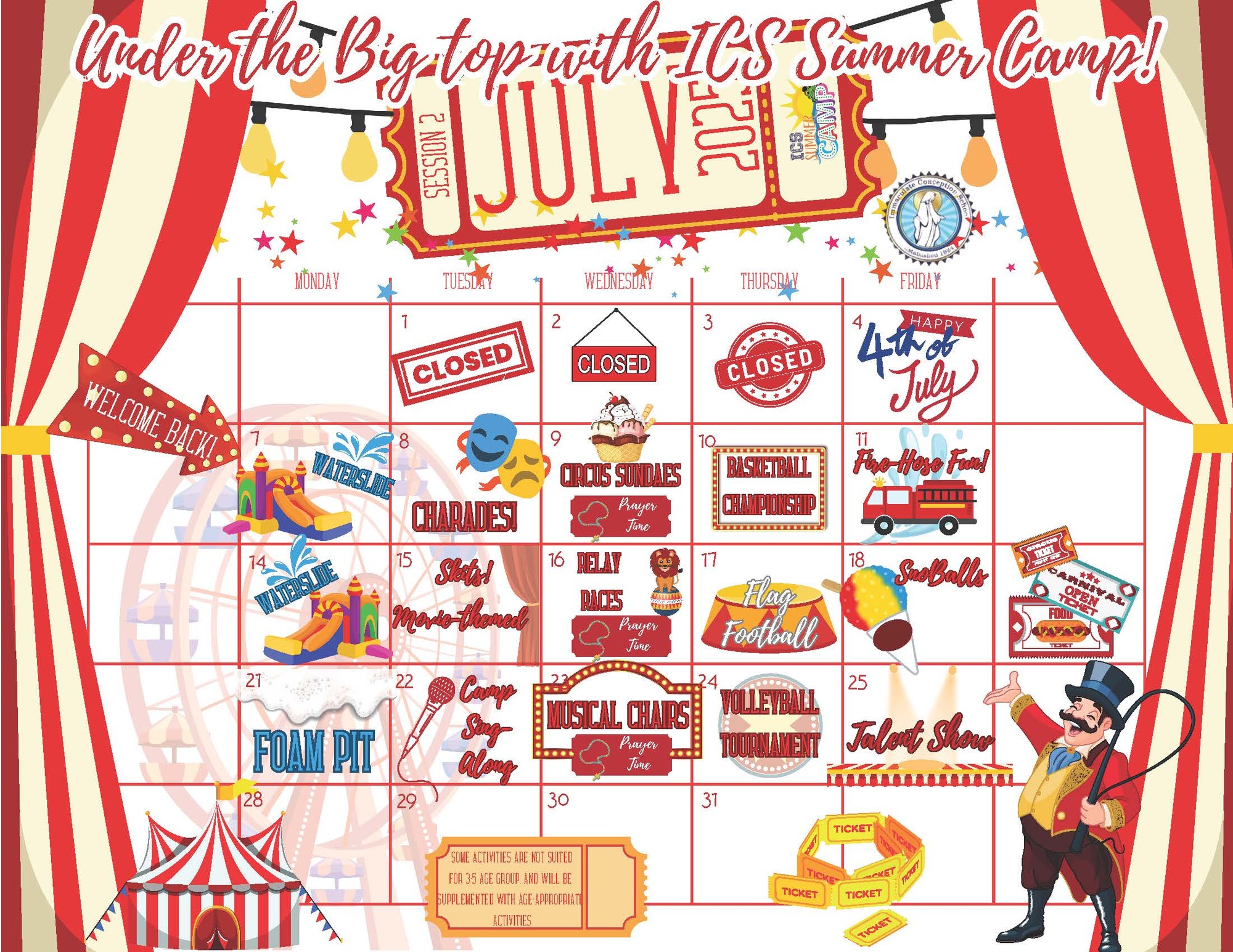 Summer Camp - Immaculate Conception School - Marrero, LA