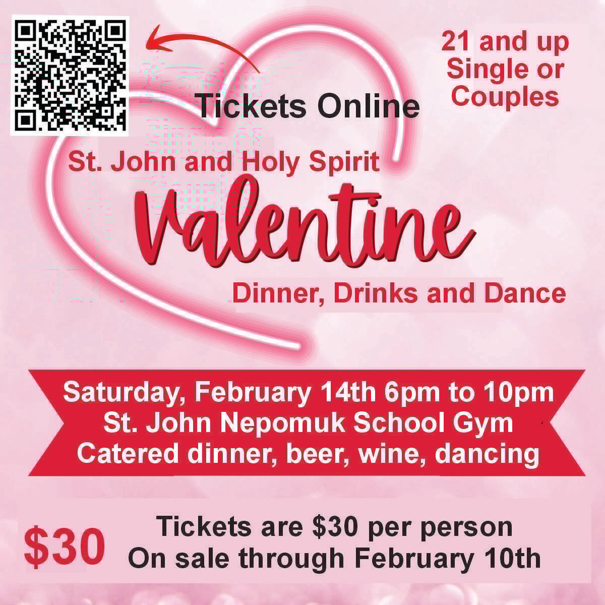 Valentine dinner, dance | Archdiocese of Oklahoma City | Oklahoma City, OK