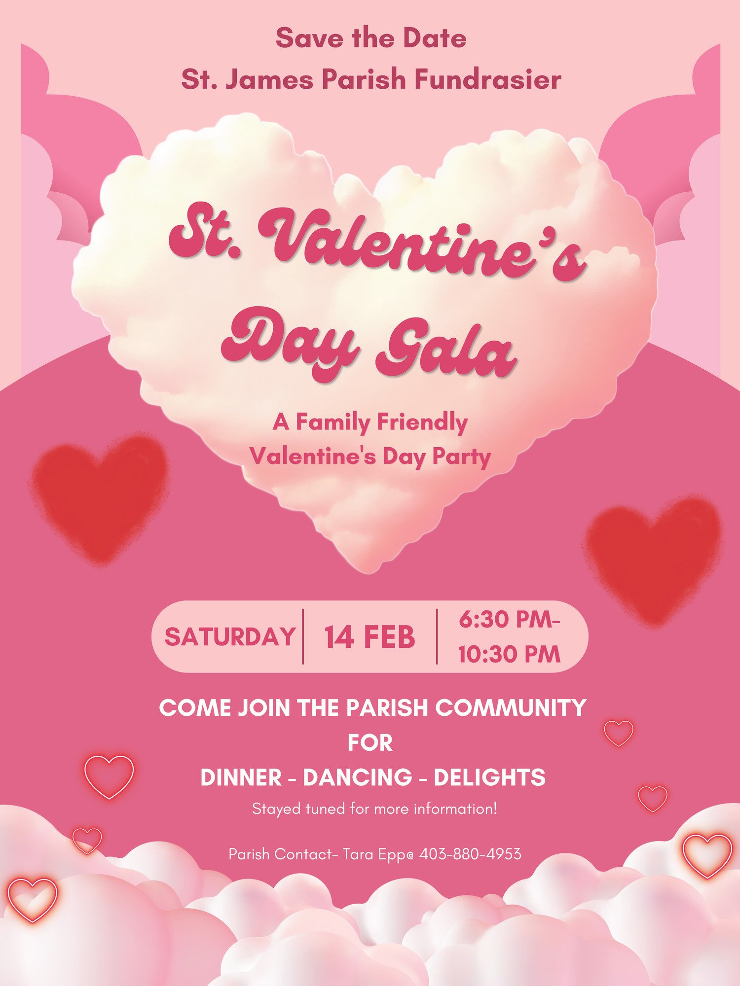 Valentine's Day Gala 2026 - St. James Parish - Okotoks