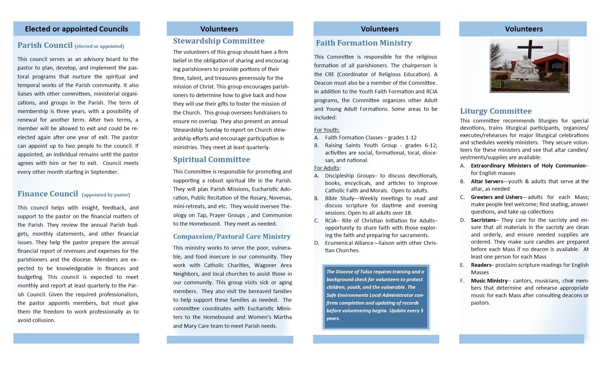 Holy cross Ministries Information - Holy Cross Catholic Church ...