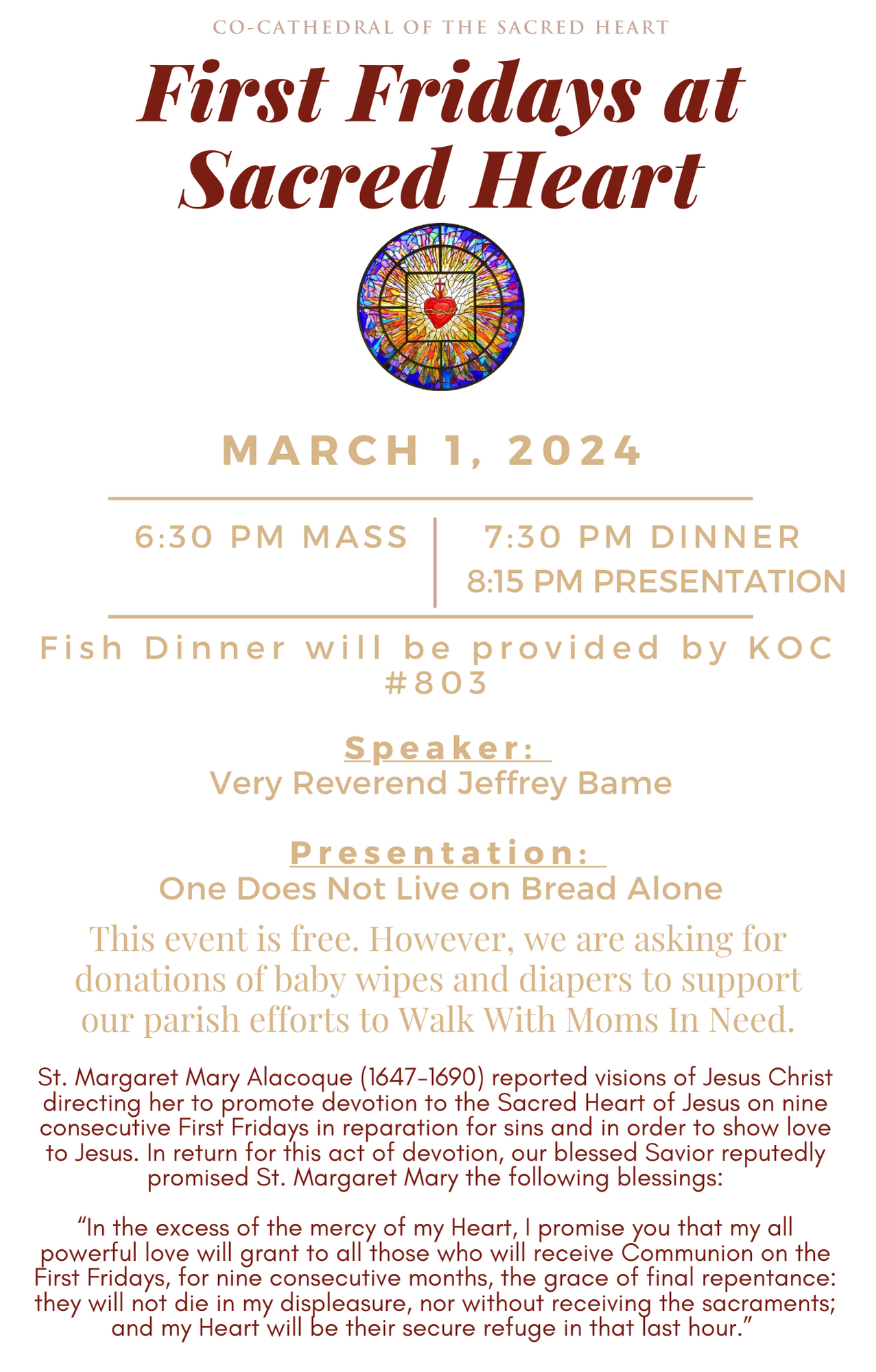 First Fridays | Co-Cathedral of the Sacred Heart | Houston, TX