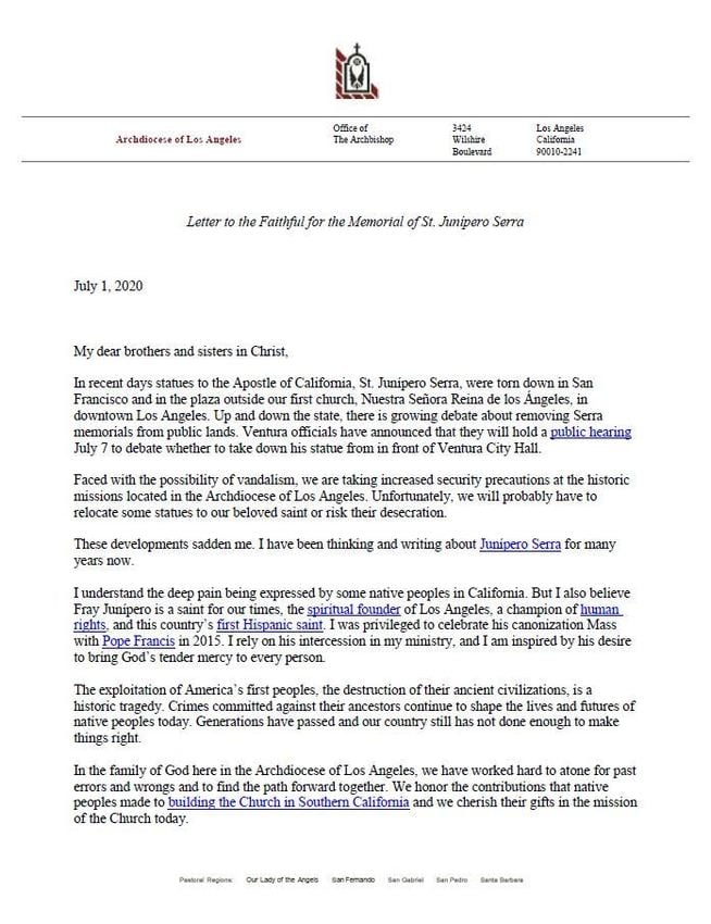 English Letter | Catholic Diocese of Amarillo | Amarillo, TX