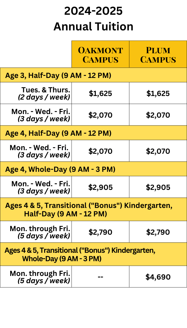 Tuition Rates - Holy Family Catholic School - Plum, PA