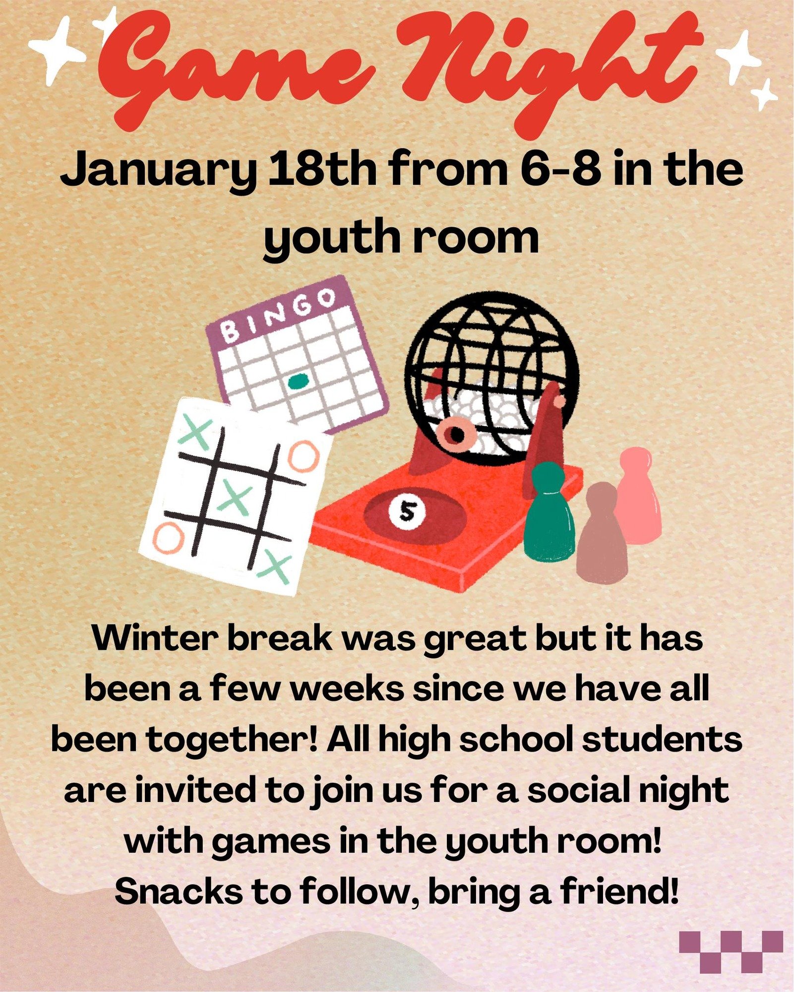 HS Youth Ministry Game Night/Christ the Divine Shepherd Parish /PA