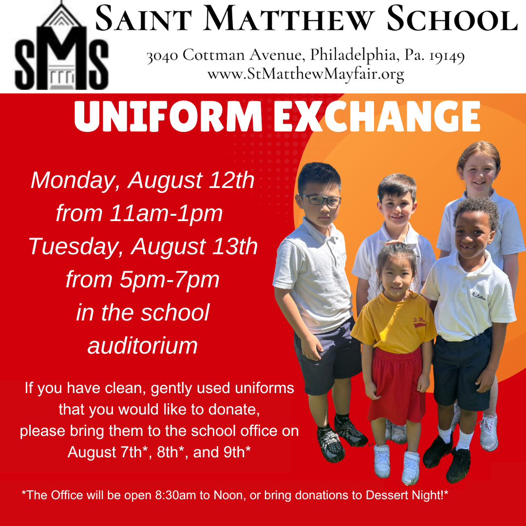 School Events - St. Matthew School - Philadelphia, PA