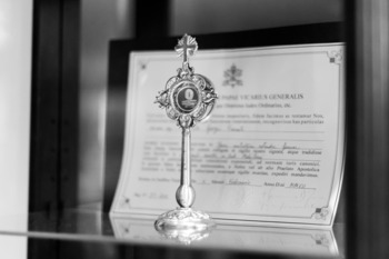 Venerating a Relic | Saint Michael the Archangel Parish | Auburn, AL