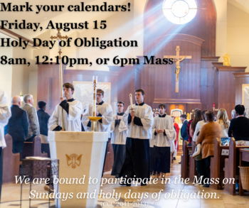 Why are Holy Days of Obligation Important? | Saint Michael the ...