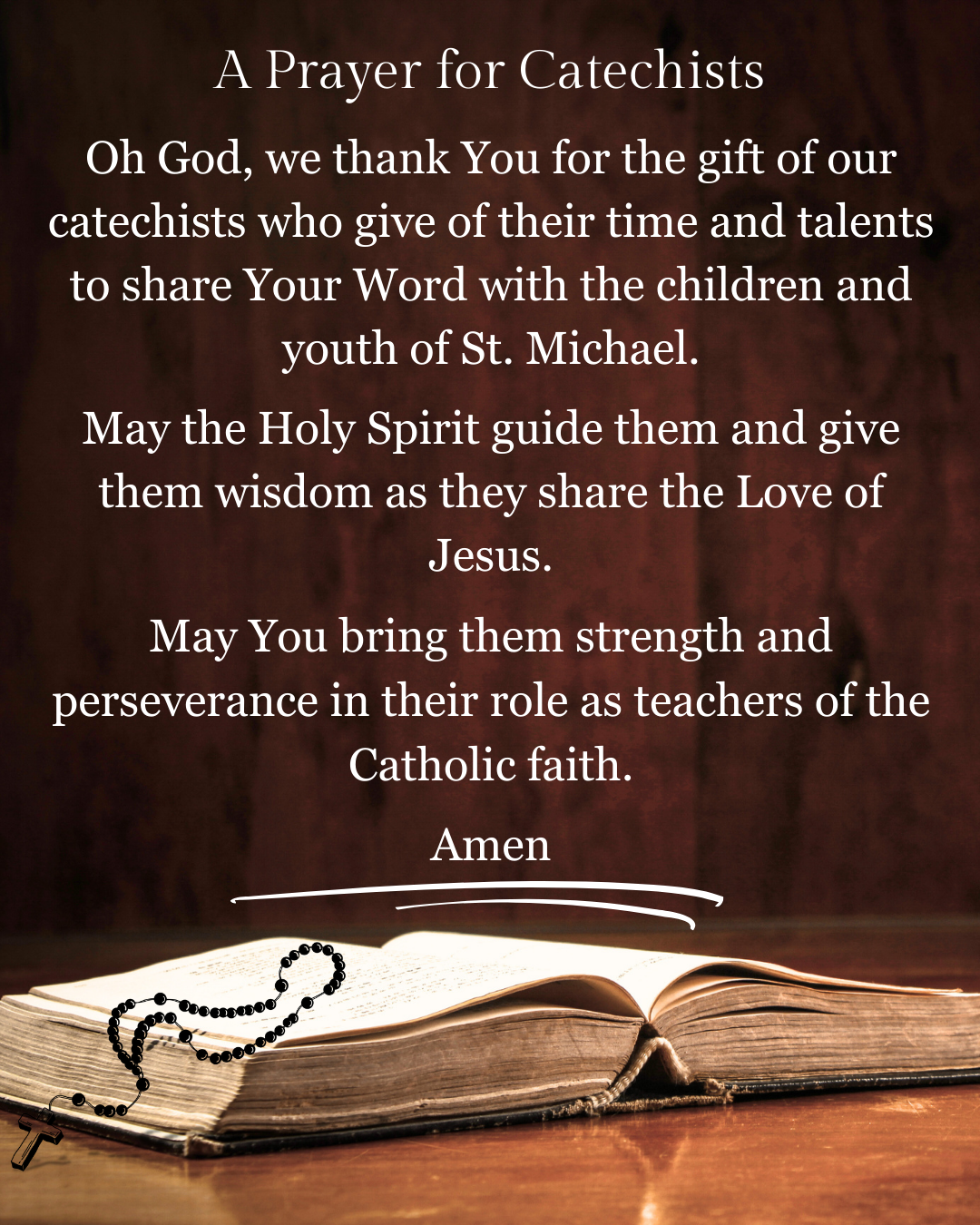 Catechetical Sunday - Let's pray together for our catechists, children ...