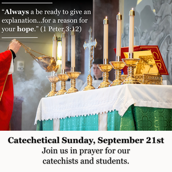 Catechetical Sunday - Let's pray together for our catechists, children ...