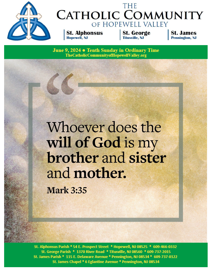 Weekly Bulletins - The Catholic Community of Hopewell Valley - NJ
