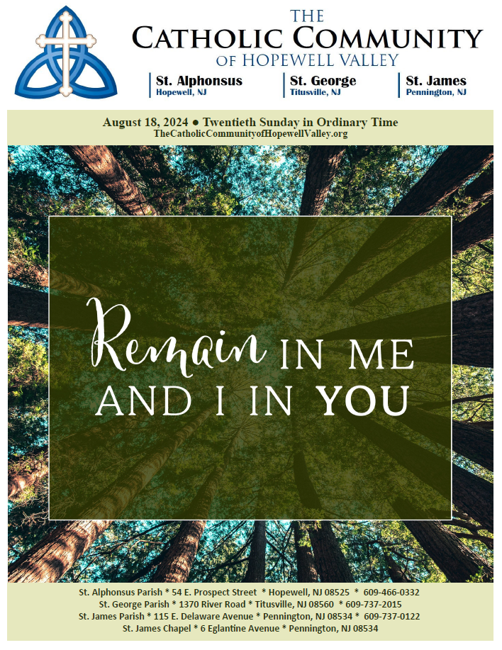 Weekly Bulletins - The Catholic Community of Hopewell Valley - NJ
