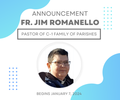 Fr. Jim Romanello - Welcome Home! C-1 Family of Parishes - Eaton ...