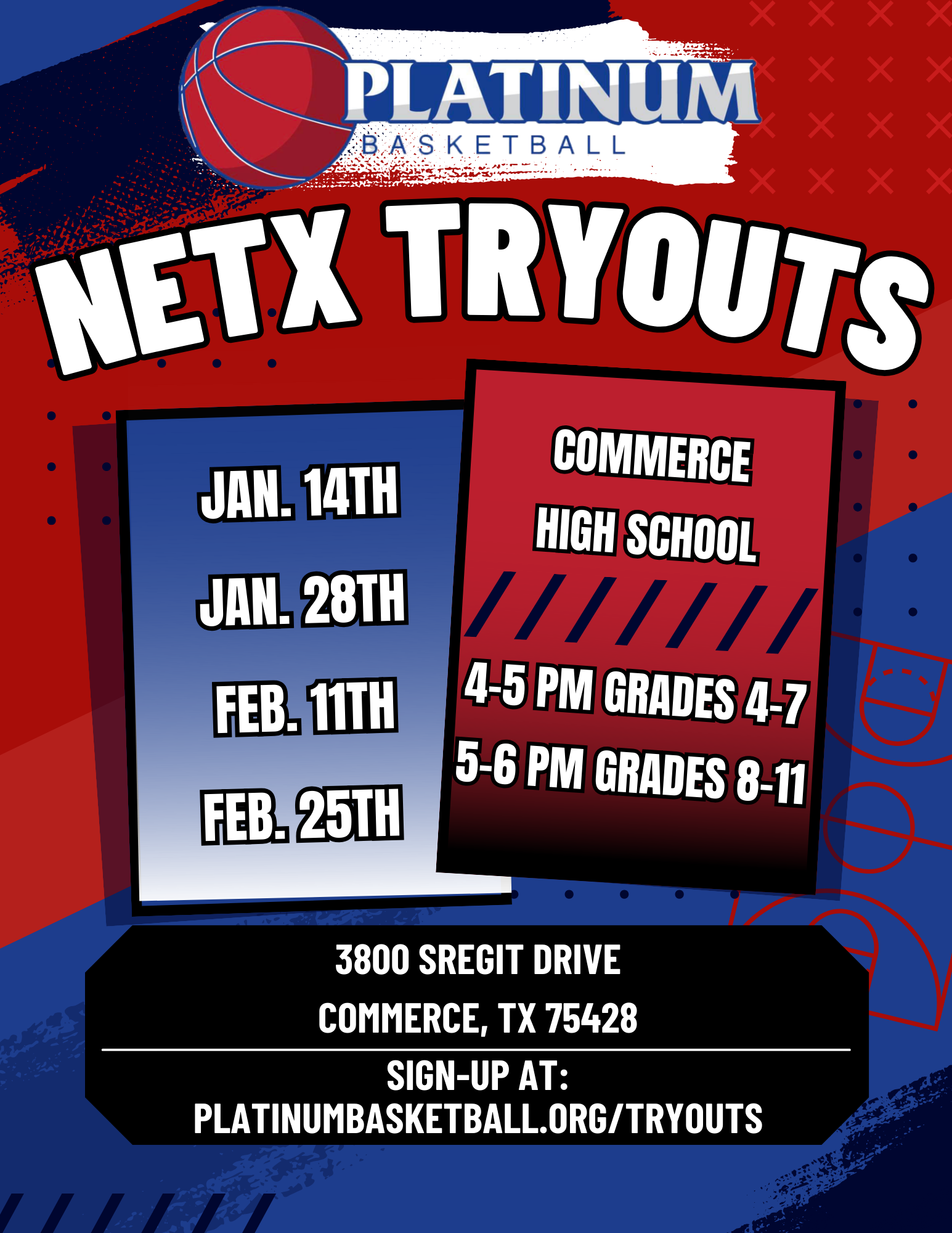 2024 Platinum Team Tryouts - Spring/Summer Season - Platinum Basketball