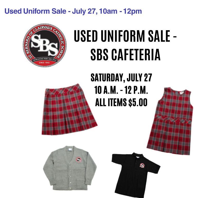 Uniforms - St. Bernard of Clairvaux Catholic School - Dallas, TX