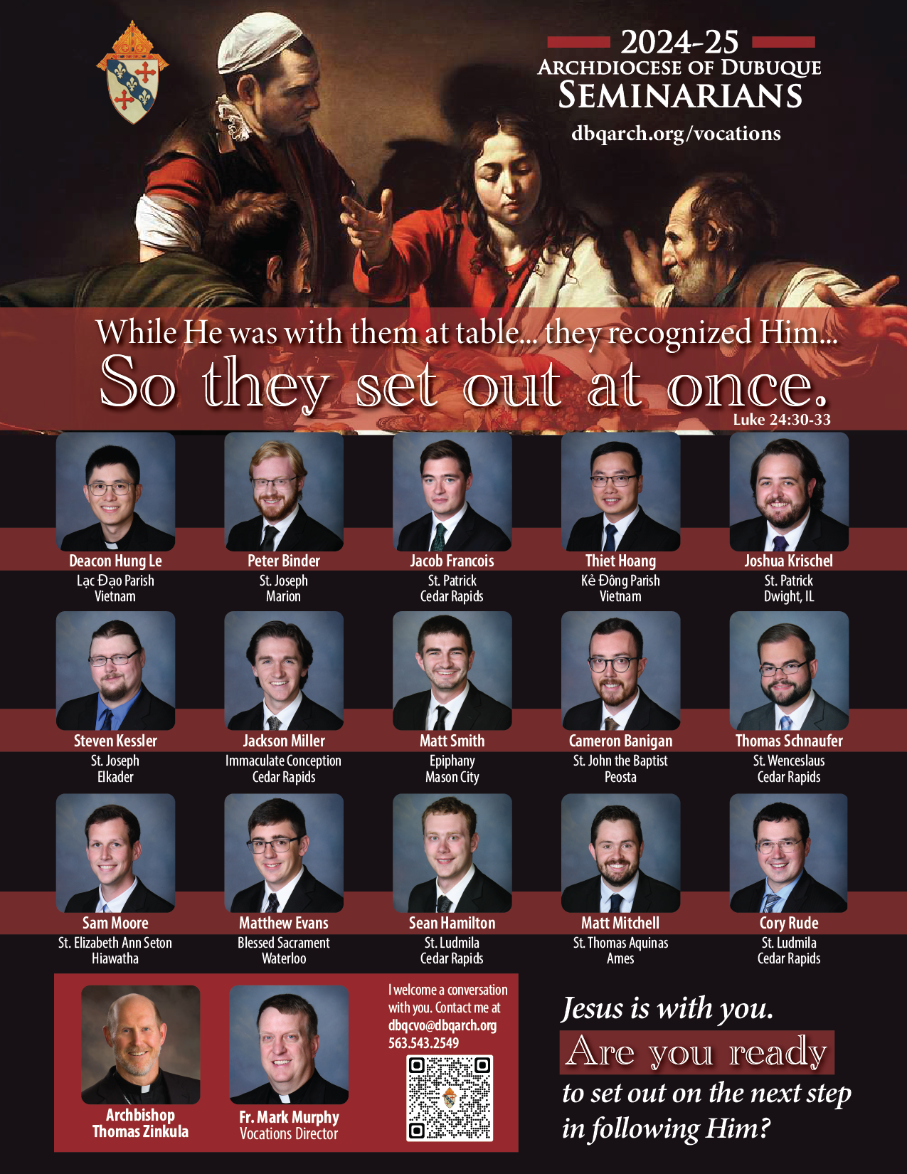 Archdiocese of Dubuque - Seminarian Poster - Dubuque, IA