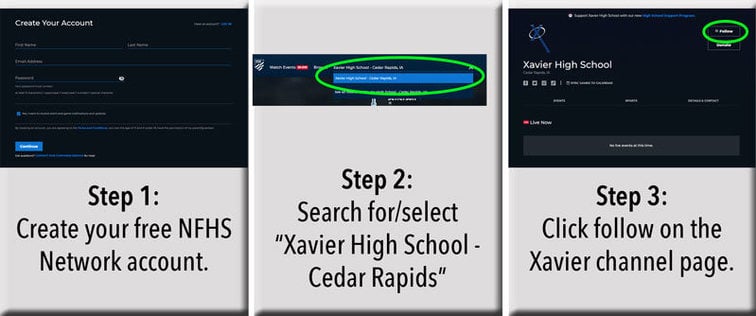 Live from Xavier High School... - Xavier High School - Cedar Rapids, IA