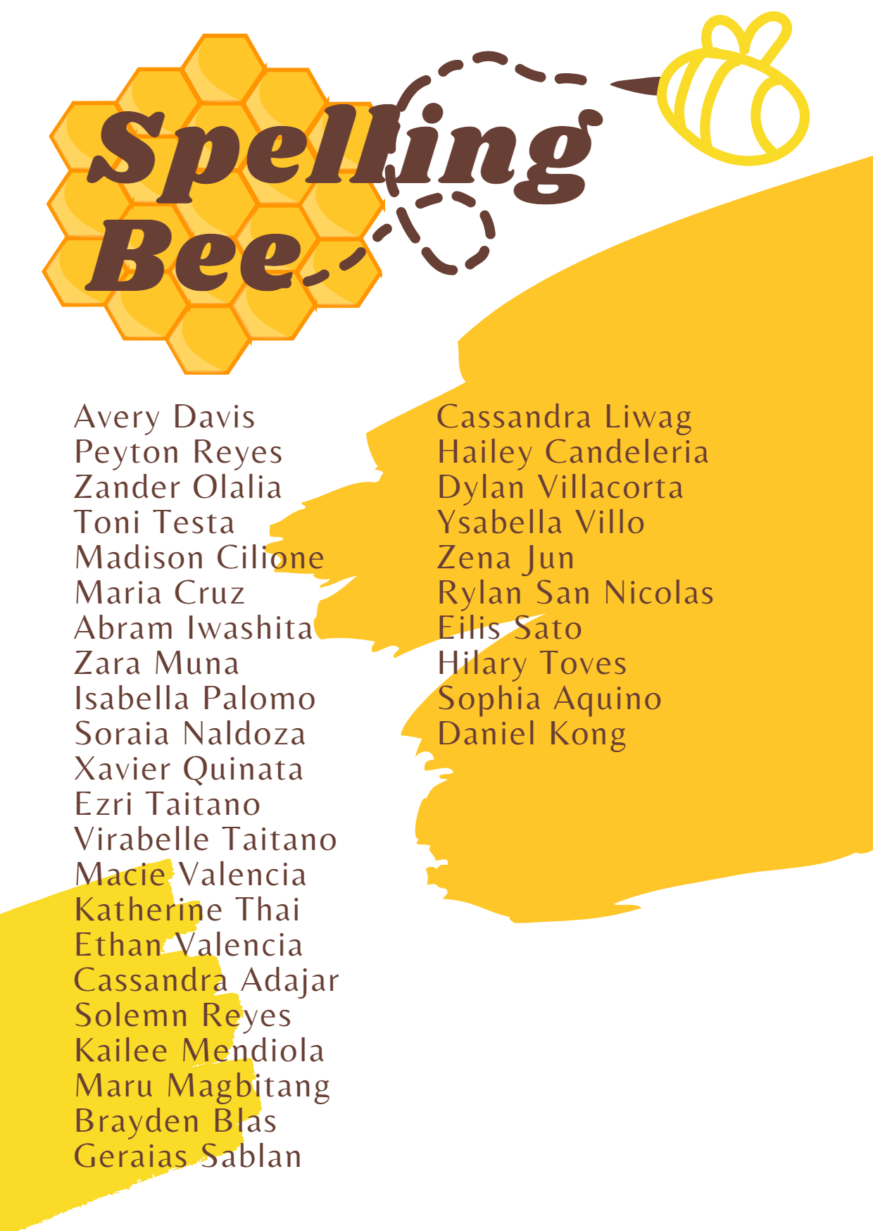 Saint Anthony Catholic School | Spelling Bee Club | Tamuning, Guam