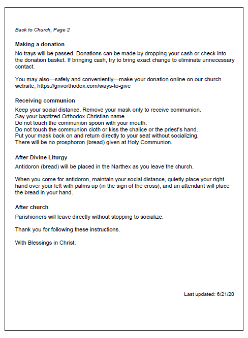 Our Doors Are Open - St. Elizabeth the Wonderworker Greek Orthodox ...