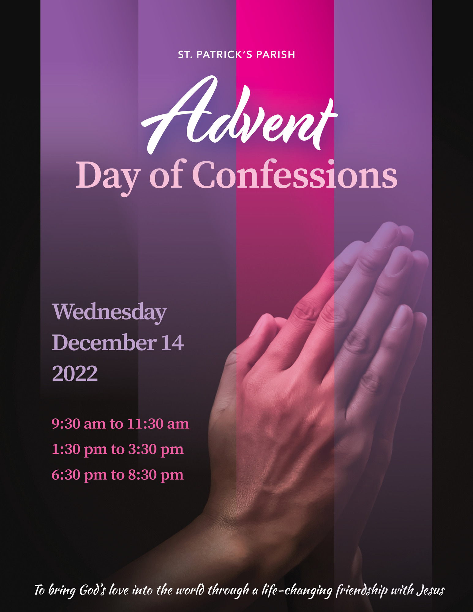 Advent Day of Confession - St Patrick Parish - Markham