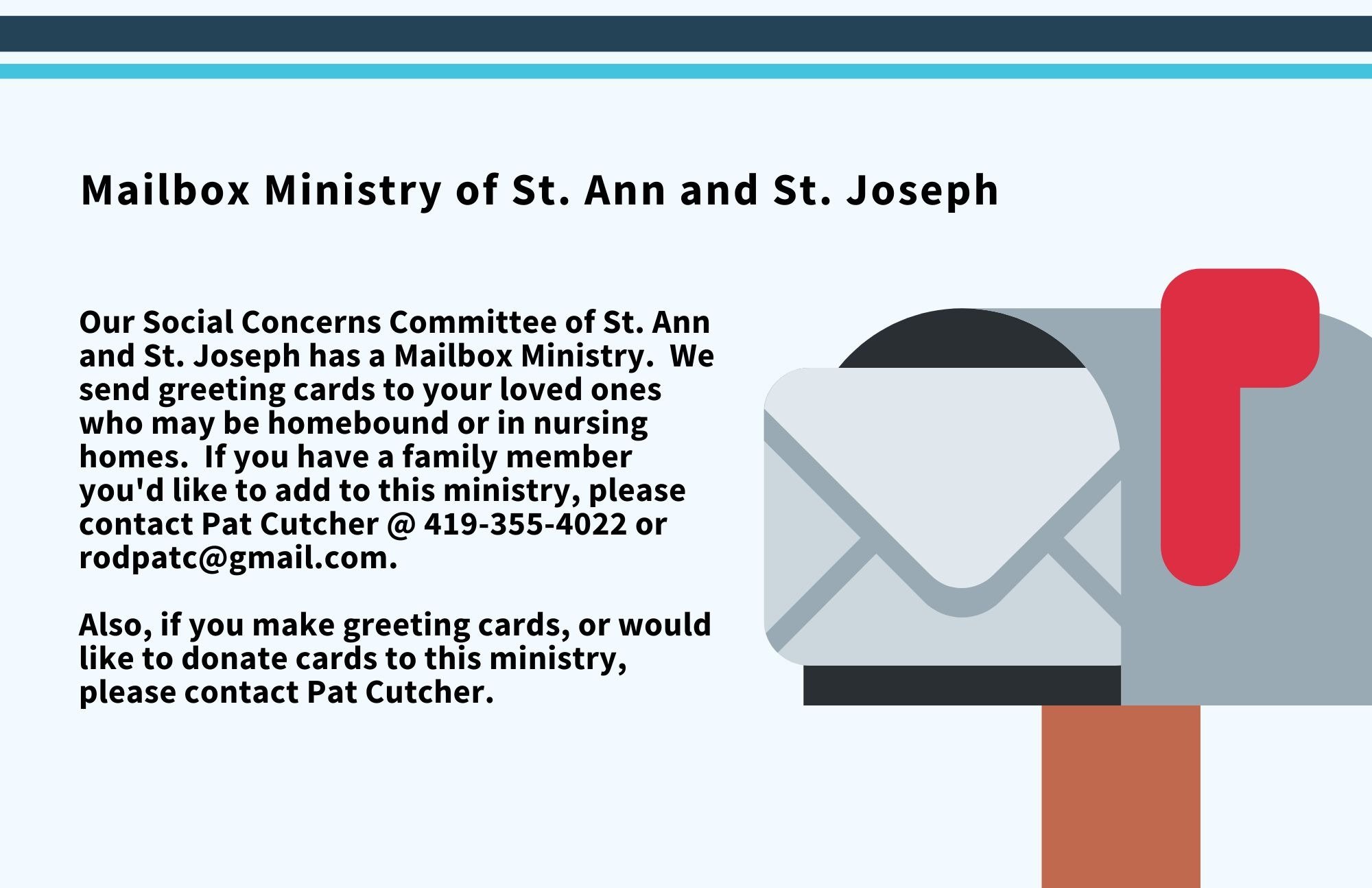 Ministries & Serve - St. Ann and St. Joseph Catholic Parishes - Fremont, OH