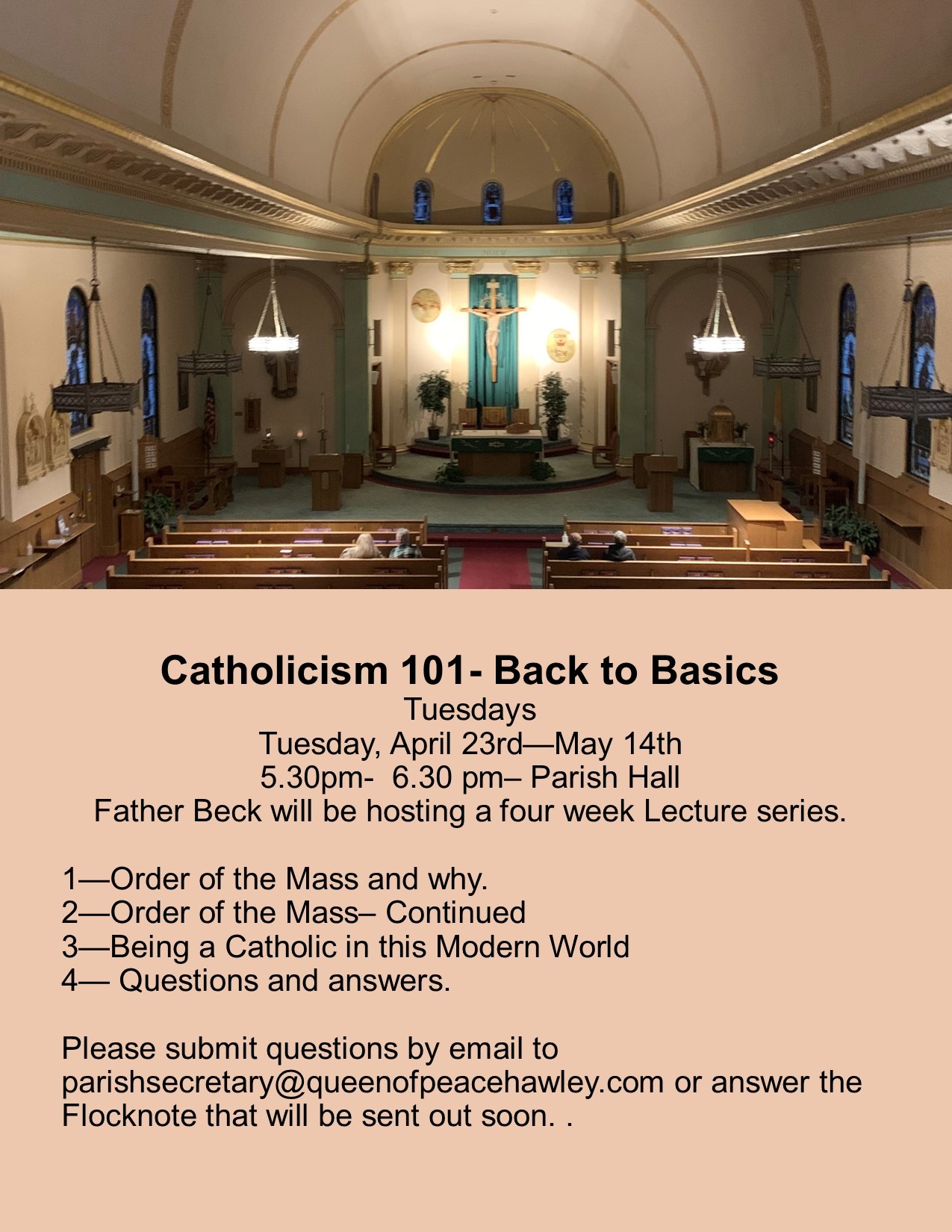 The Parish of Blessed Virgin Mary, Queen of Peace & St. Veronica ...