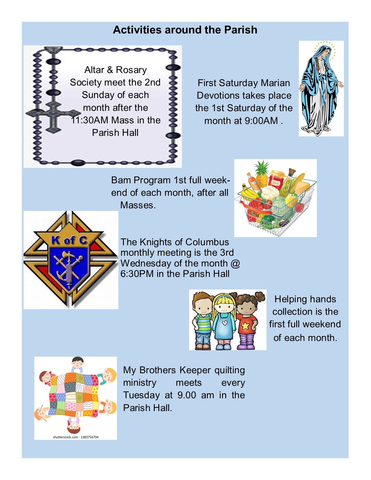 The Parish of Blessed Virgin Mary, Queen of Peace & St. Veronica ...