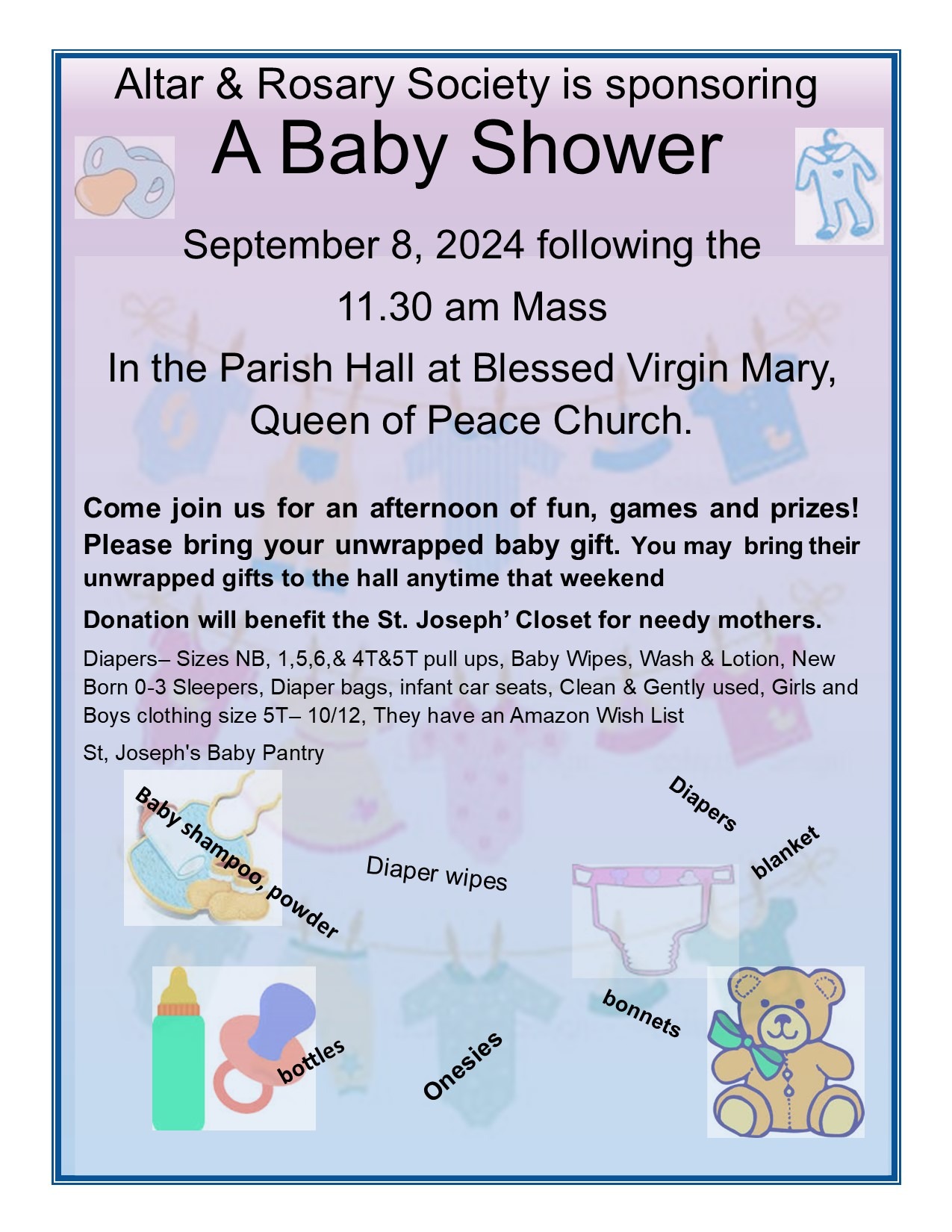 The Parish of Blessed Virgin Mary, Queen of Peace & St. Veronica ...