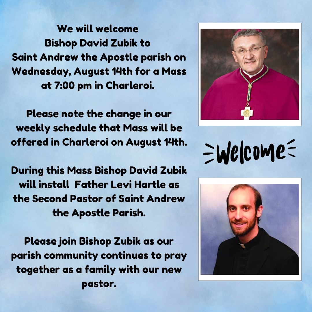 Upcoming Social Events & Fundraisers - Saint Andrew the Apostle ...