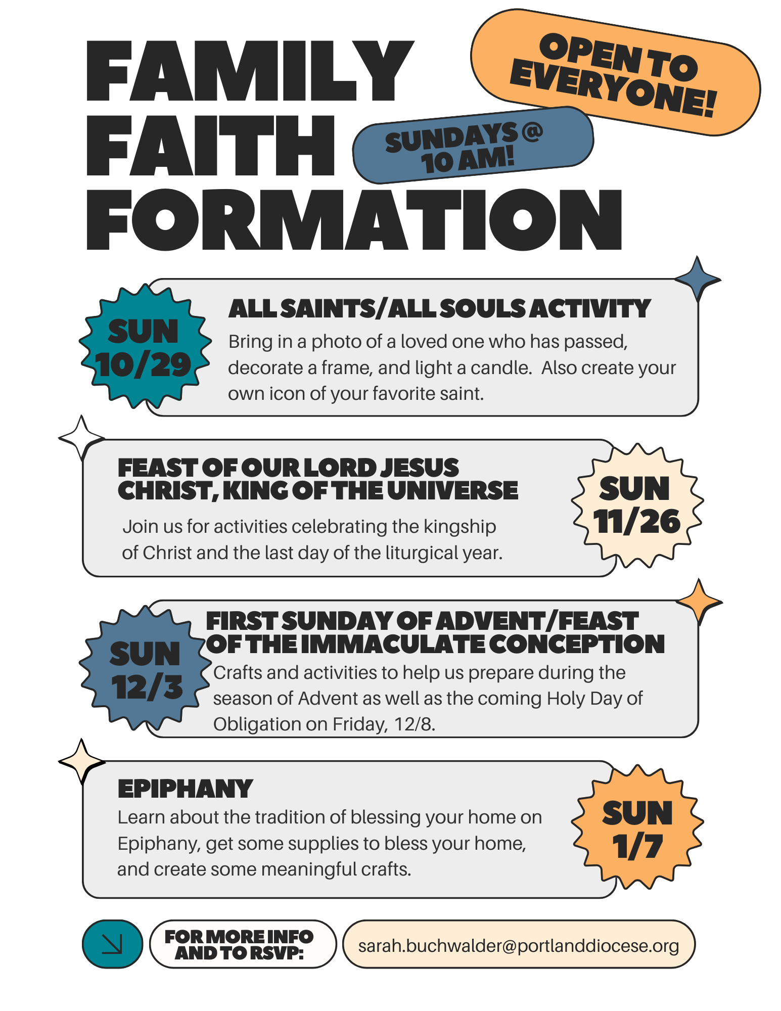 Children's Faith Formation - All Saints Parish - Brunswick, ME