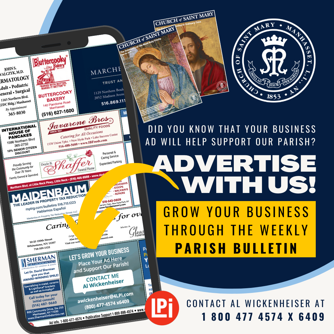 Church of Saint Mary - Parish Bulletin - MANHASSET, NY