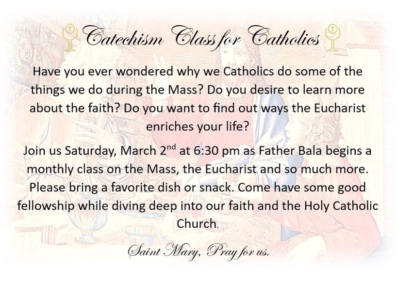 CATECHISM CLASS WITH FATHER BALA - CLASE DE CATECISMO CON EL PADRE BALA ...